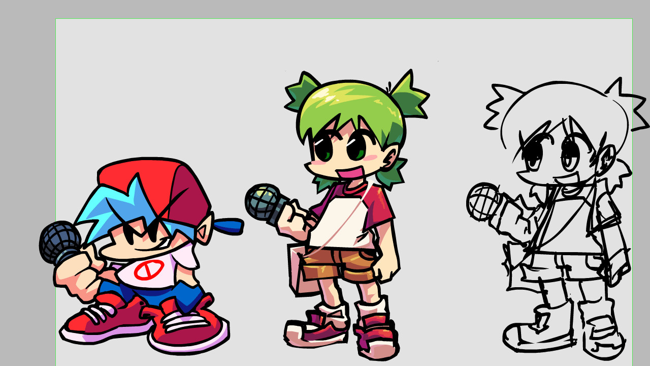 FNF Yotsuba Assets V.2 Update ! [Friday Night Funkin'] [Mods]
