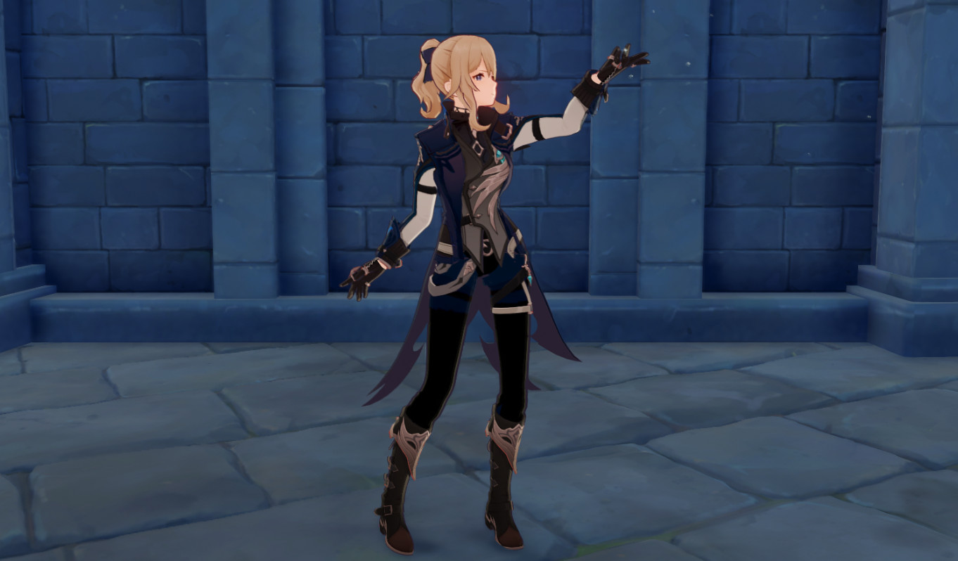 Red Dead of Knight Jean Mod for Genshin Impact | GI Mods