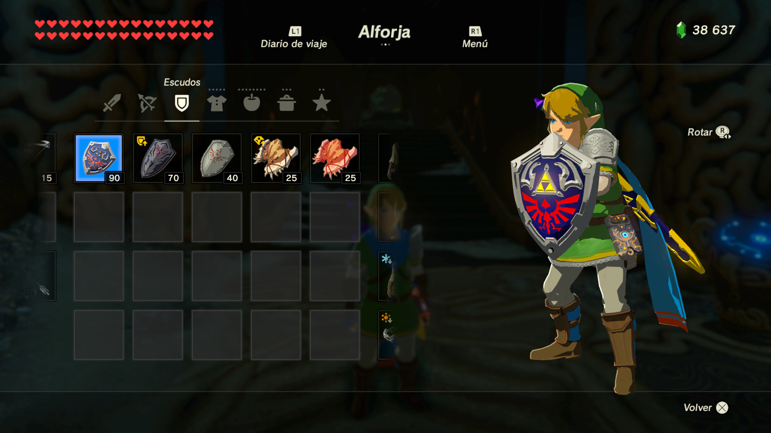 Hylian Shield Hyrule Warriors Mod for The Legend of Zelda: Breath of ...