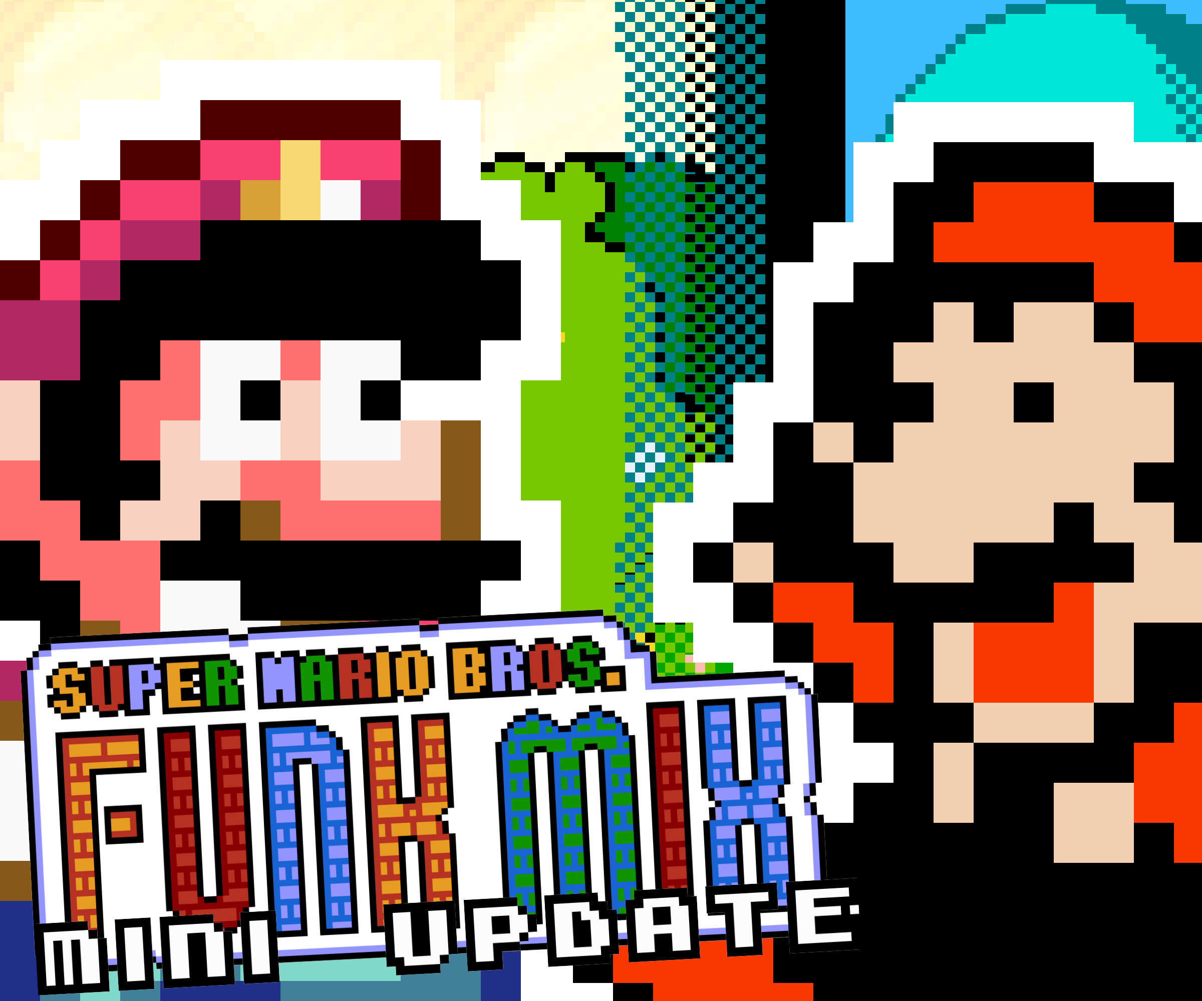 Super Mario Bros Funk Mix Mini Update 1.0 Mod for Friday Night Funkin ...