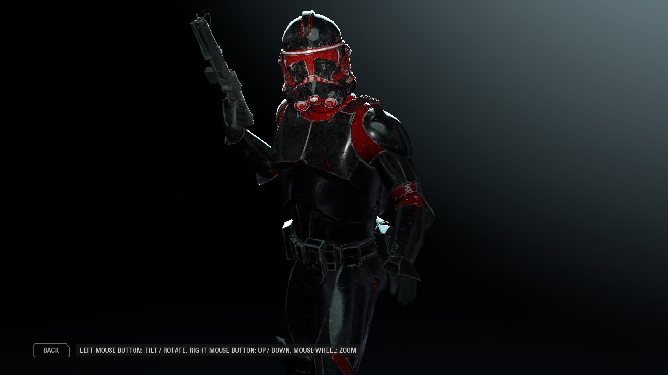 Black and Red Clones Mod for Star Wars Battlefront II (2017) | BF:II Mods