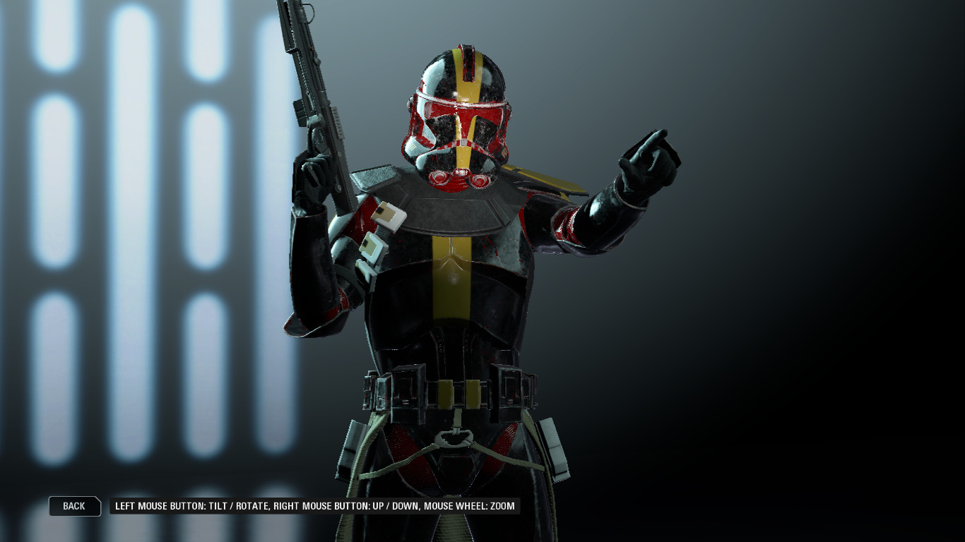 Black and Red Clones Mod for Star Wars Battlefront II (2017) | BF:II Mods