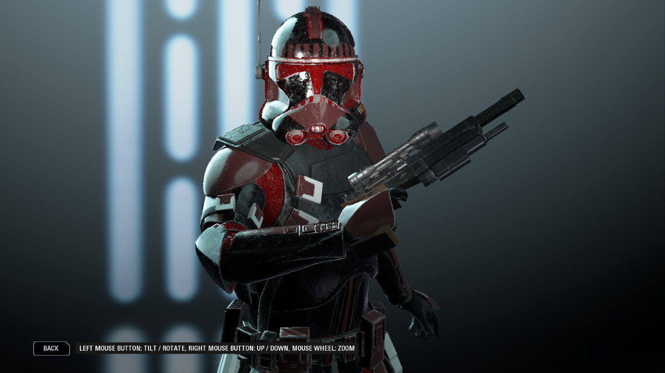 Black and Red Clones Mod for Star Wars Battlefront II (2017) | BF:II Mods