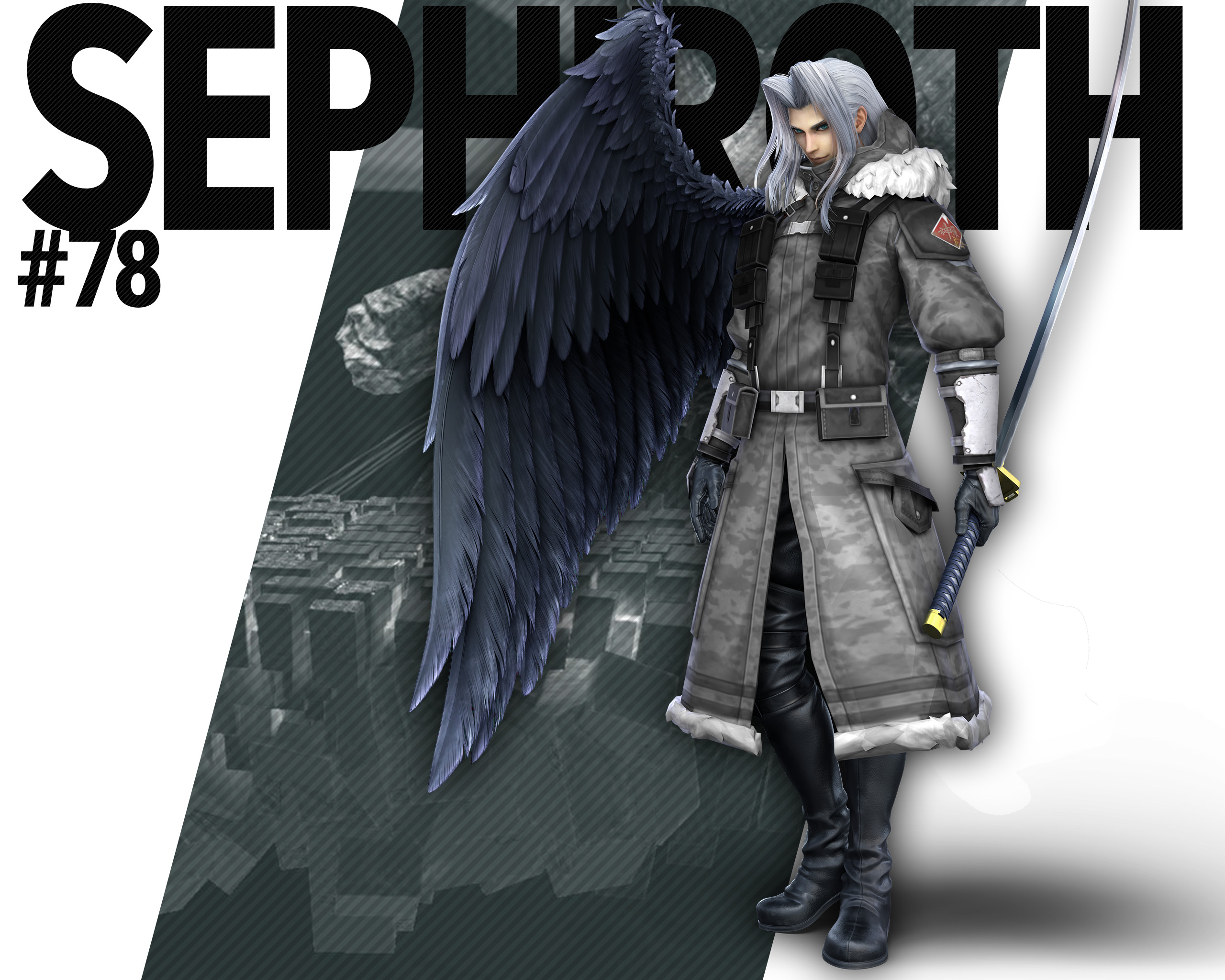 Arctic Trooper Sephiroth Mod for Super Smash Bros. Ultimate | SSBU Mods