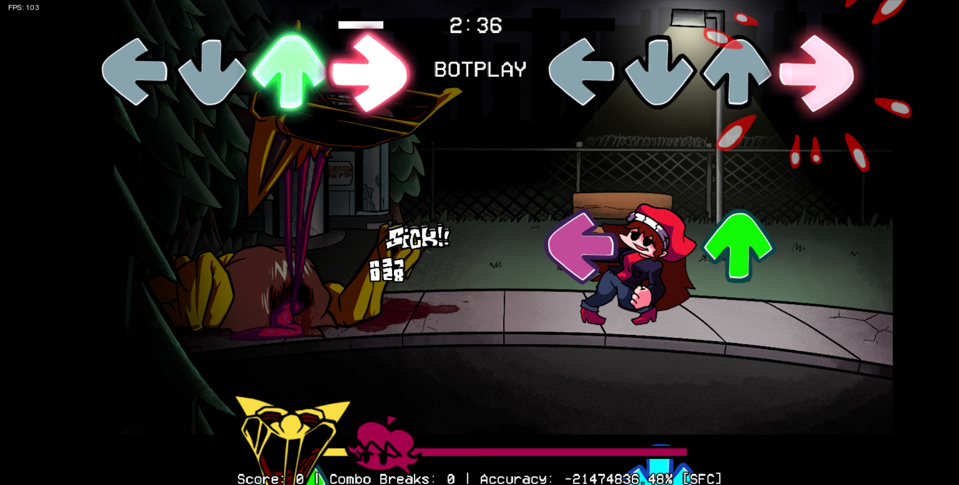 Left Unchecked (V2) Charted! Mod for Friday Night Funkin' | FNF Mods