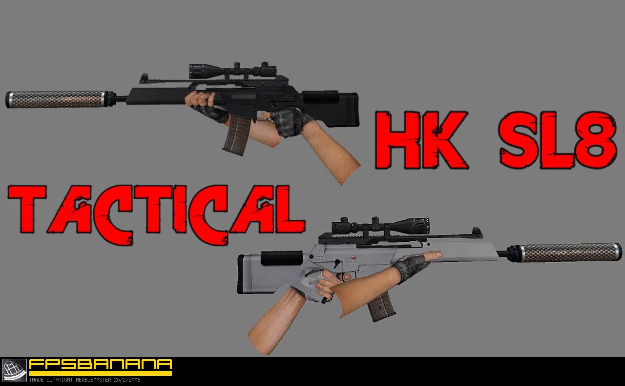 Heckler & Koch SL8 Redux (SG550) Mod for Counter-Strike: Source | CS:S Mods