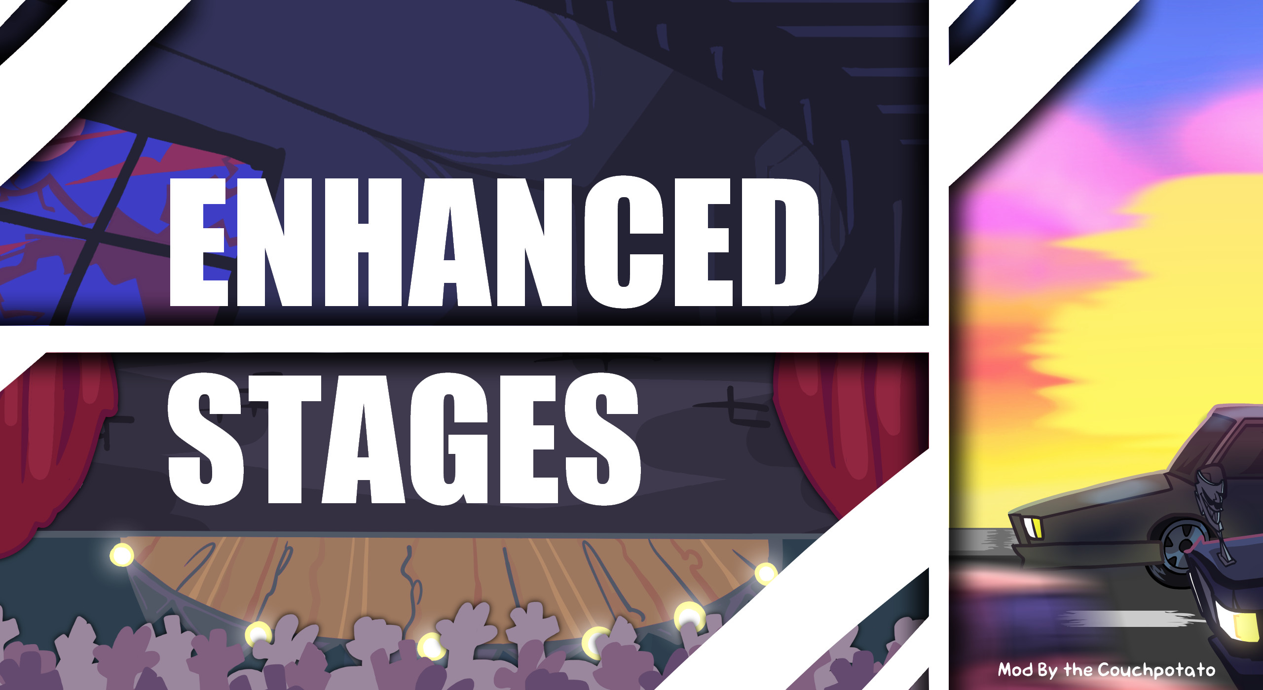 Enhanced Stages Mod for Friday Night Funkin' | FNF Mods