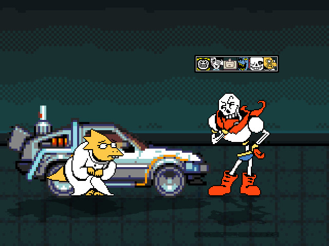 Accurate Overworld Colors Palette for Alphys [M.U.G.E.N] [Mods]