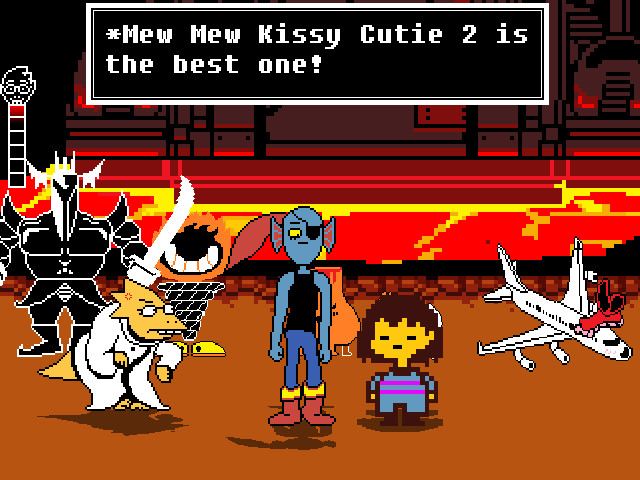 Accurate Overworld Colors Palette for Alphys [M.U.G.E.N] [Mods]