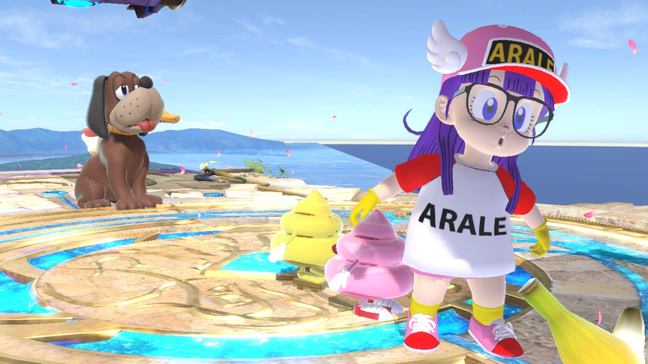 Arale Render By Dragha Dragon Ball ZOR Studio Arale Dr Slump Resin