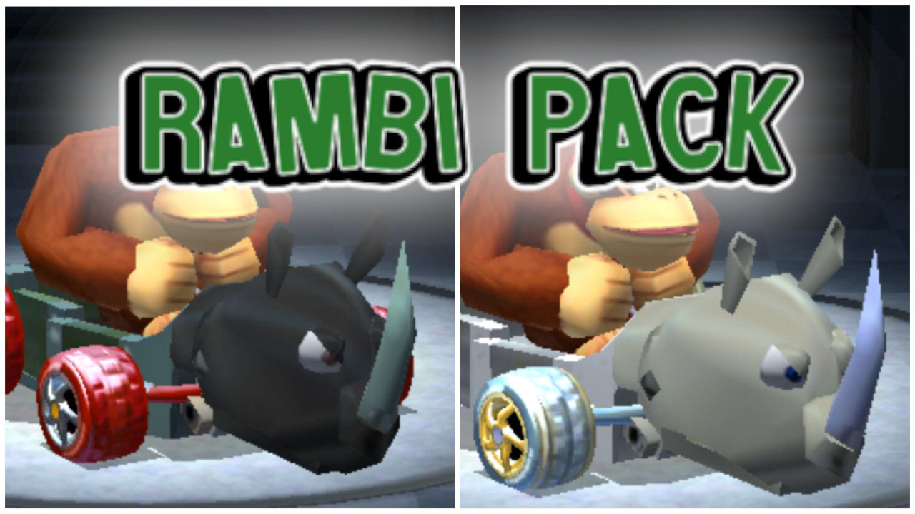 Rambi Pack [Mario Kart 7] [Mods]