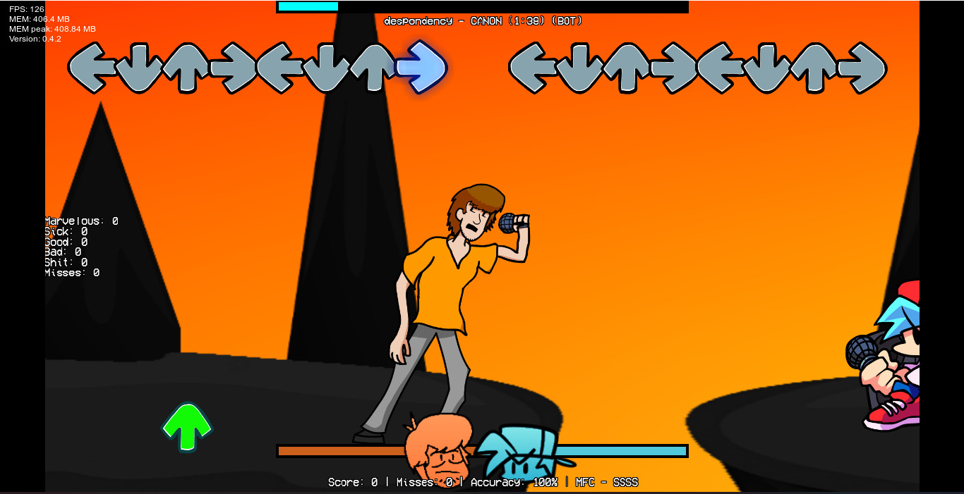 FNF: Vs Orange Shaggy FANMADE Mod for Friday Night Funkin' | FNF Mods