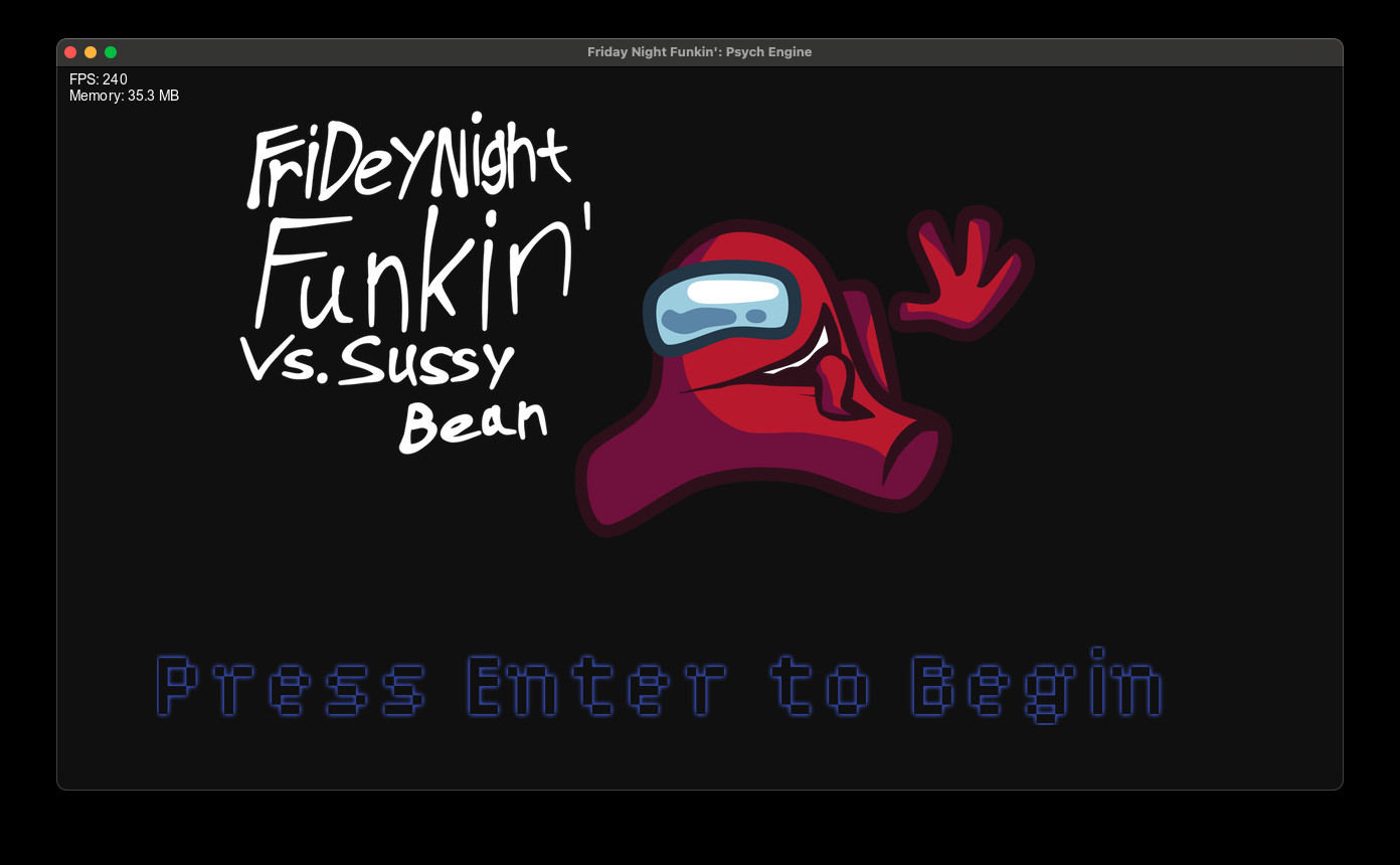 FNF vs.Sussy Bean DEMO [Friday Night Funkin'] [Mods]
