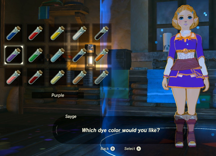 Zelda Travel Dress & Hair for Linkle Mod for The Legend of Zelda ...