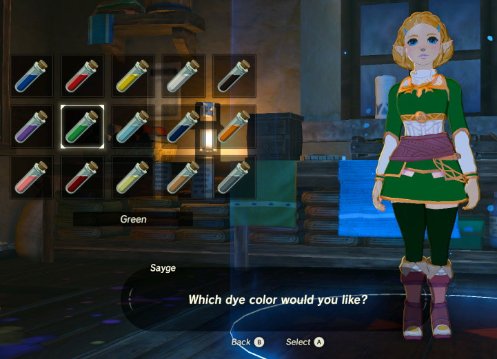 Zelda Travel Dress & Hair for Linkle Mod for The Legend of Zelda ...