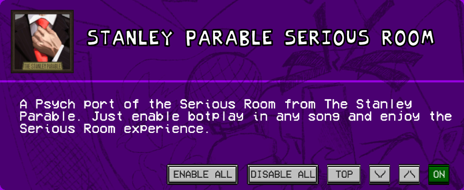 Stanley Parable Serious Room Psych Port [Friday Night Funkin'] [Mods]