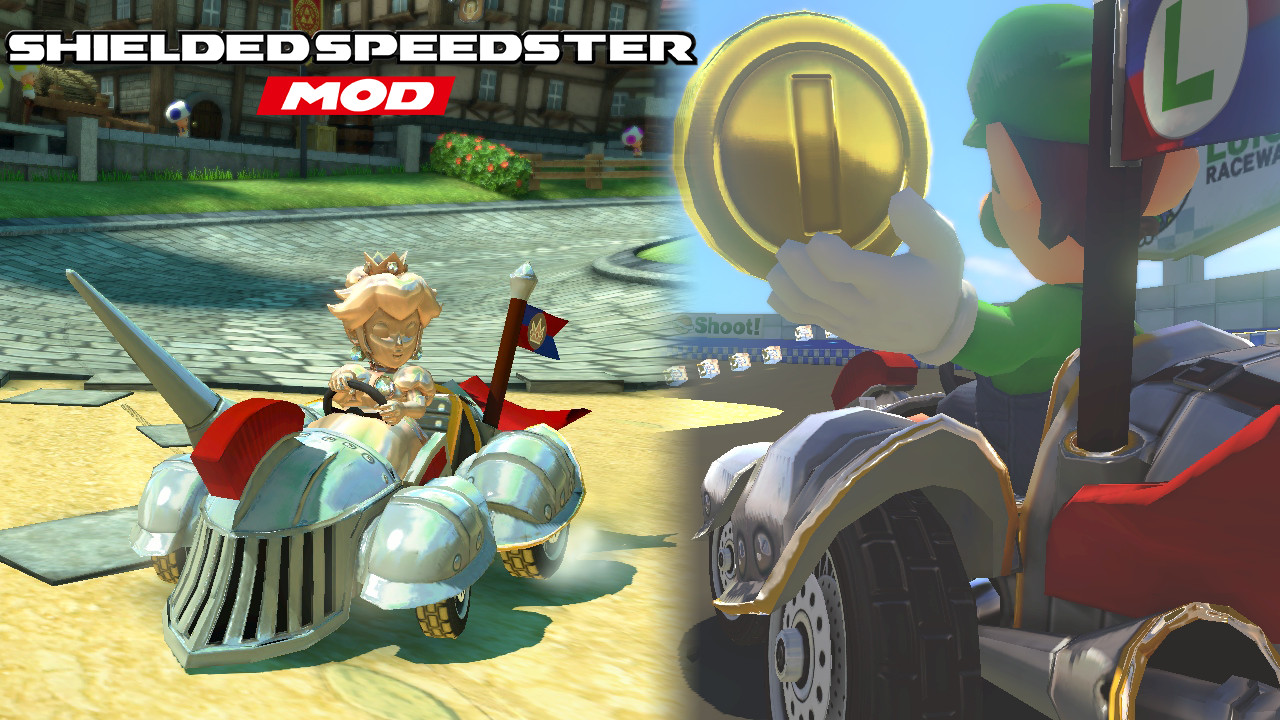 Tour Shielded Speedster in MK8 [Mario Kart 8] [Mods]