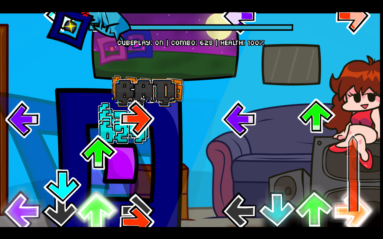 VS Cube (Demo) Mod for Friday Night Funkin' | FNF Mods
