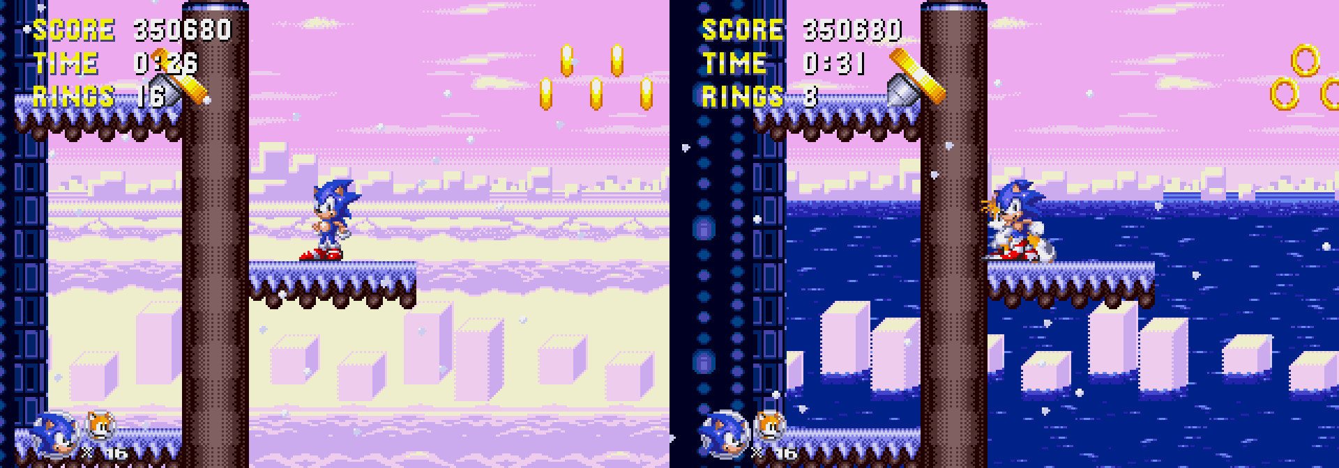More acurate RWZ Background Mod for Sonic Triple Trouble 16 bit | Sonic ...