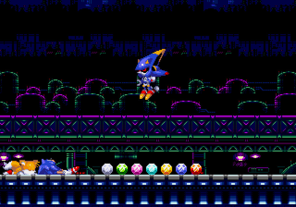 Blue Rocket Metal Mod for Sonic Triple Trouble 16 bit | Sonic TT Mods