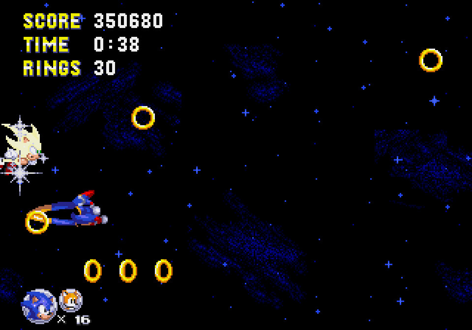 Blue Rocket Metal Mod for Sonic Triple Trouble 16 bit | Sonic TT Mods