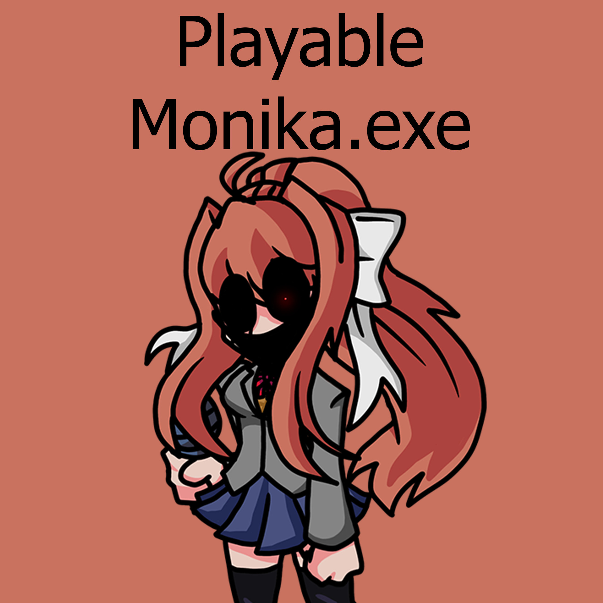 Playable Monika.exe Mod for Friday Night Funkin' | FNF Mods