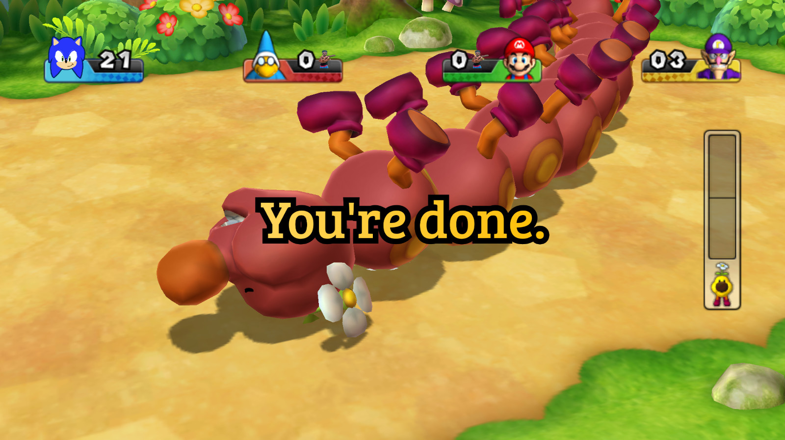 The Reverse Wiggler Mod for Mario Party 9 | MP9 Mods