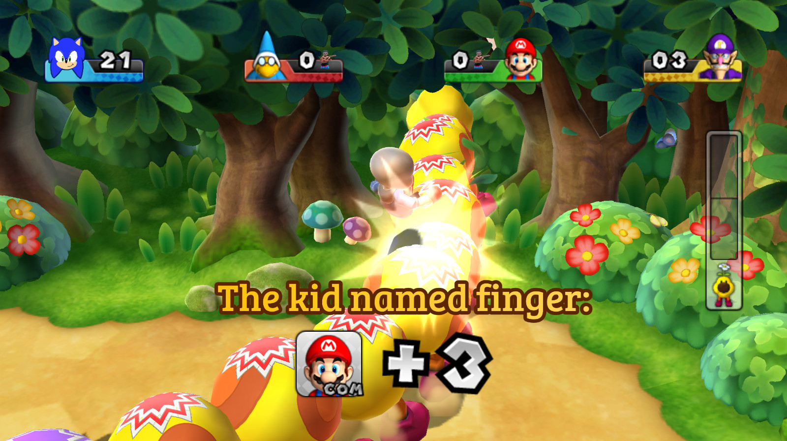 The Reverse Wiggler Mod for Mario Party 9 | MP9 Mods