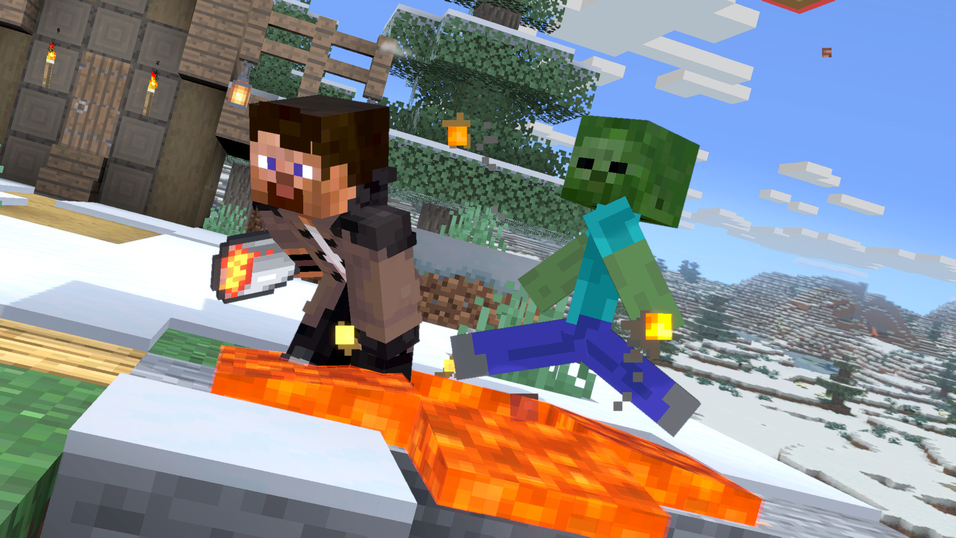 Winter Casual Steve [Super Smash Bros. Ultimate] [Mods]