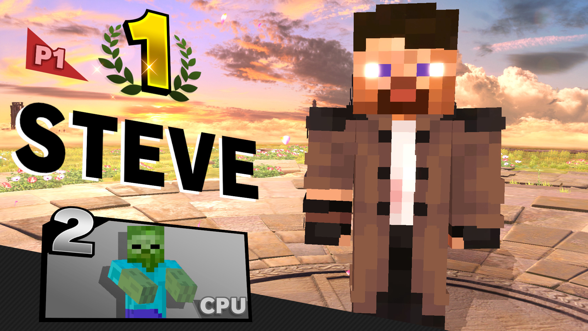 Winter Casual Steve [Super Smash Bros. Ultimate] [Mods]