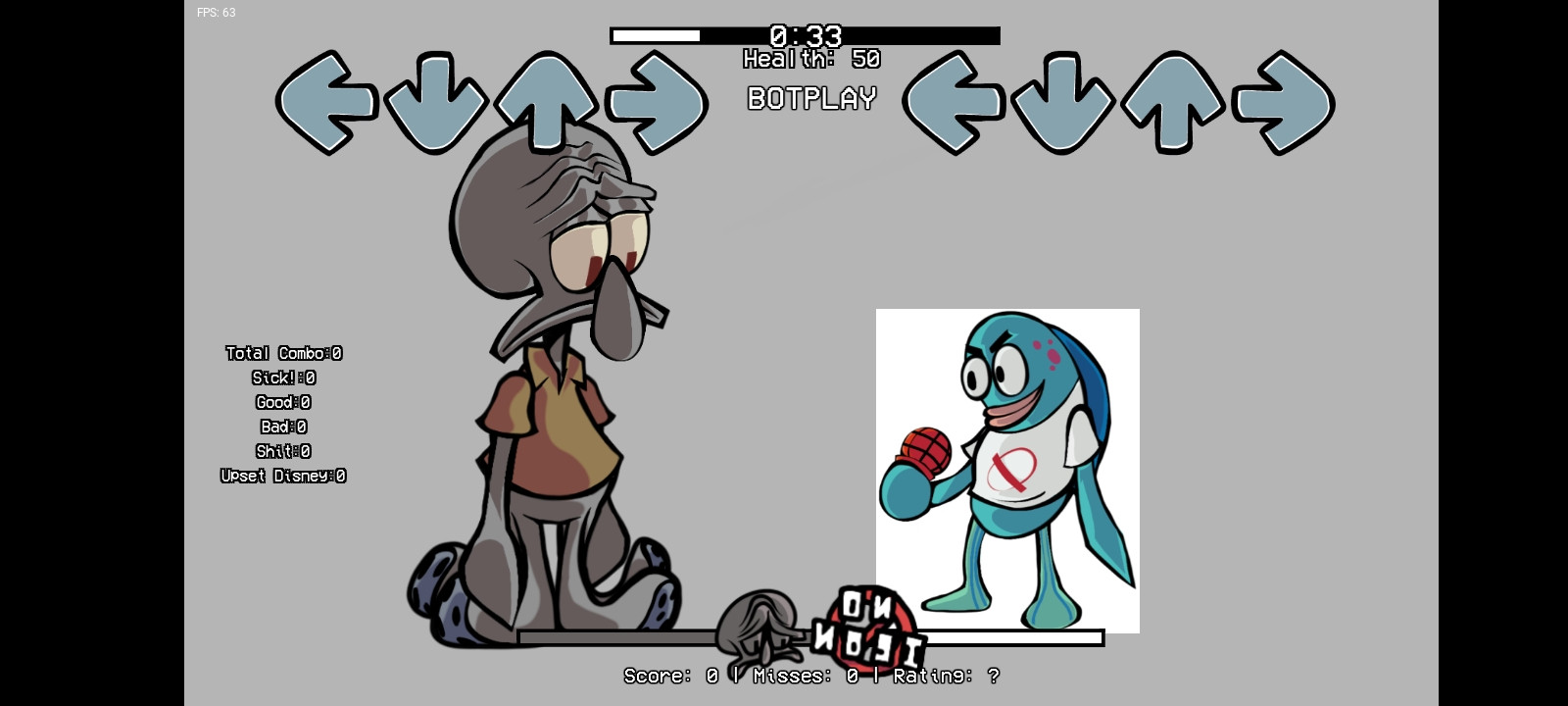 Squidward's Bad Day FanBuild Mod for Friday Night Funkin' | FNF Mods