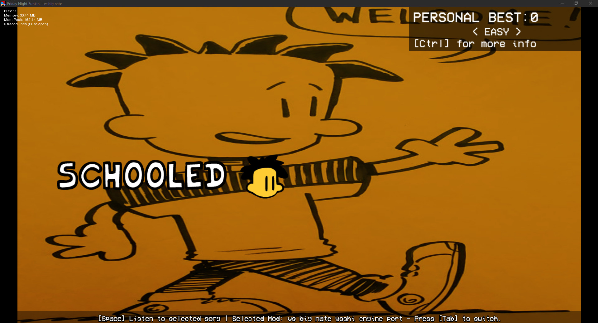 vs big nate yoshi engine port Mod for Friday Night Funkin' | FNF Mods