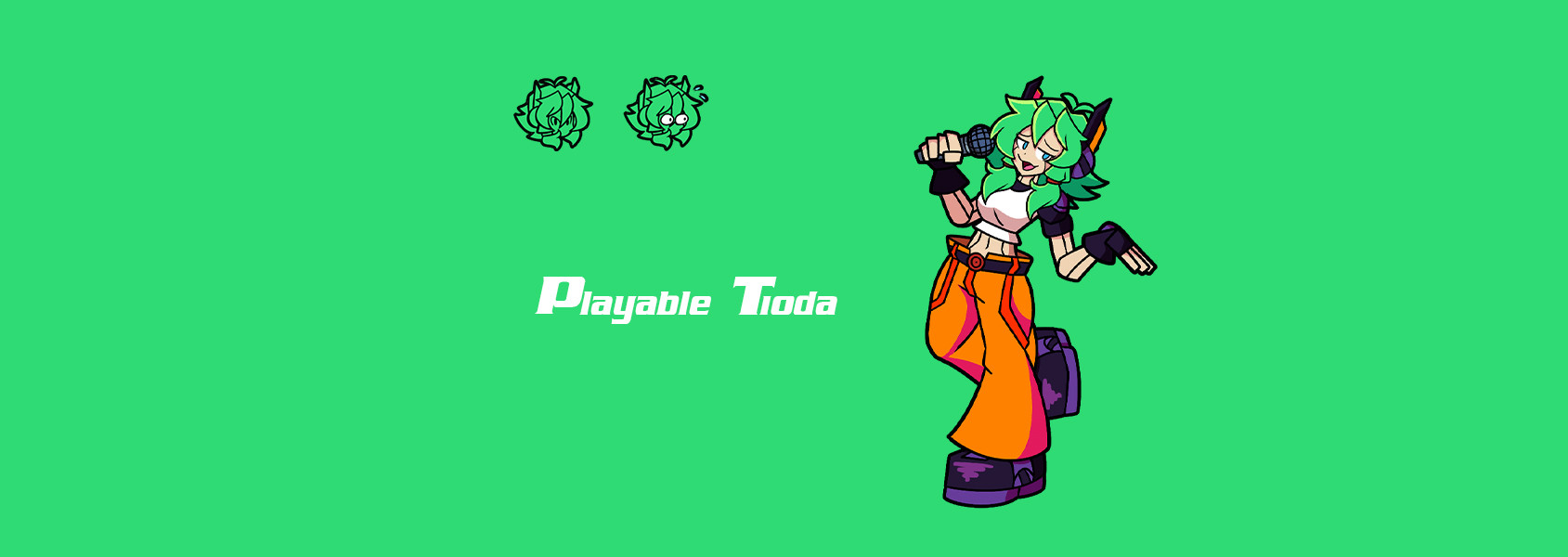 Playable Tioda Mod for Friday Night Funkin' | FNF Mods