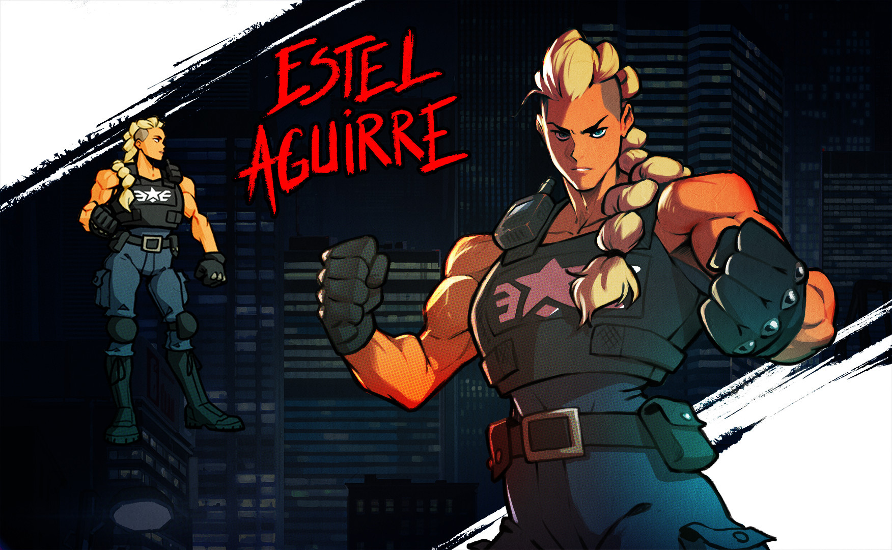 BUFF SOR4 Estel [Streets of Rage 4] [Mods]