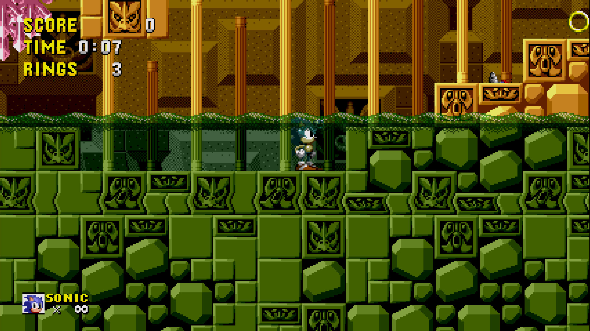S2 Sonic In Sonic 1 Forever Mod for Sonic the Hedgehog Forever | S1F Mods