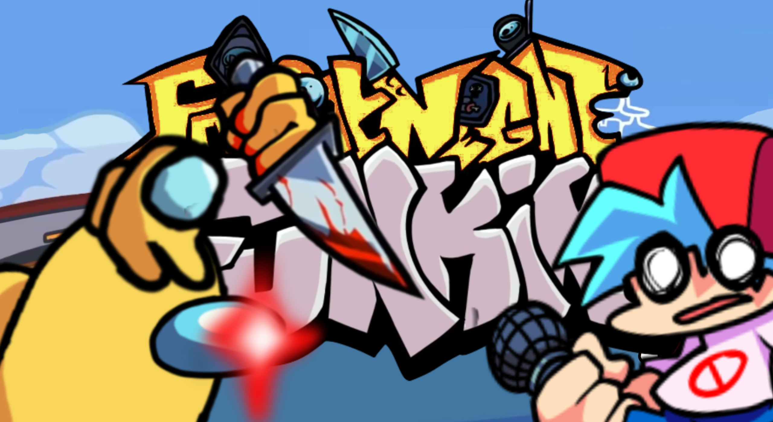 V.S Yellow Impostor V4 Mod for Friday Night Funkin' | FNF Mods