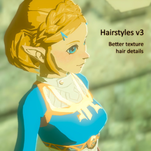 Zelda Travel Dress & Hair for Linkle Mod for The Legend of Zelda ...