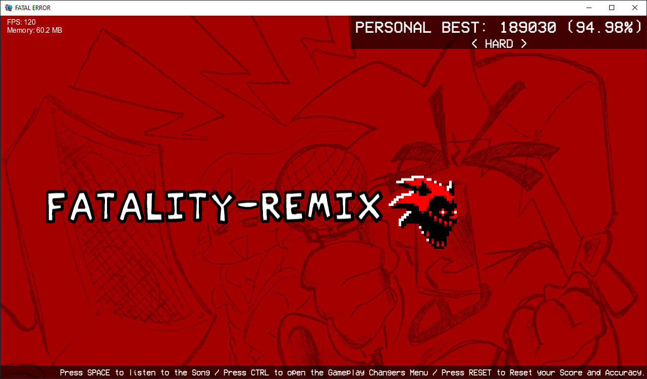 Fatality-Remix High Effort[Canceled] Mod for Friday Night Funkin' | FNF ...