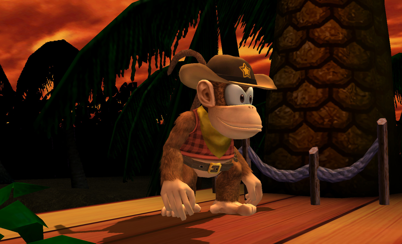 Cowboy Diddy Kong Mod for Super Smash Bros. Brawl | Brawl Mods