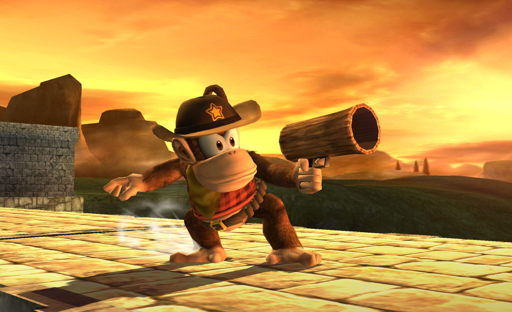 Cowboy Diddy Kong Mod for Super Smash Bros. Brawl | Brawl Mods