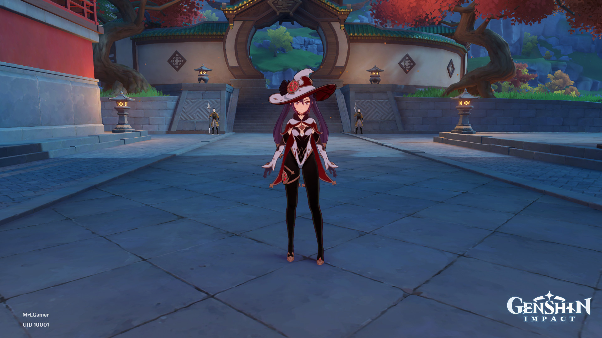 Christmas-themed Mona Mod for Genshin Impact | GI Mods