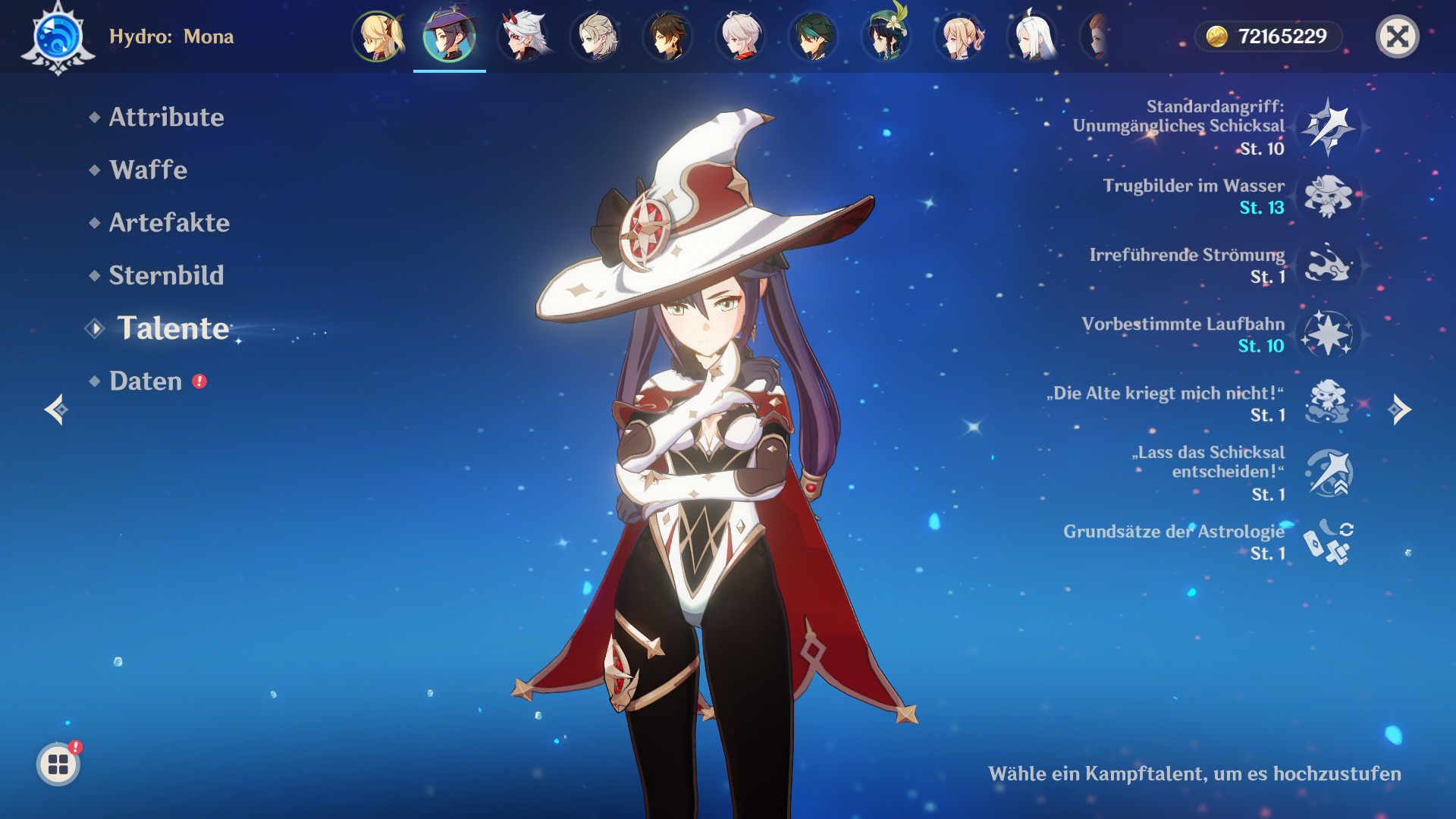 Christmas-themed Mona Mod for Genshin Impact | GI Mods