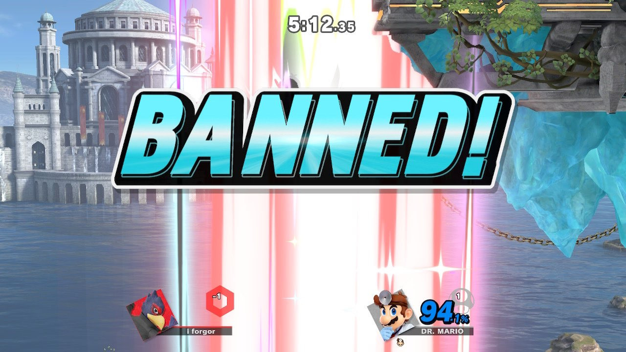Blue Banned GUI [Super Smash Bros. Ultimate] [Mods]