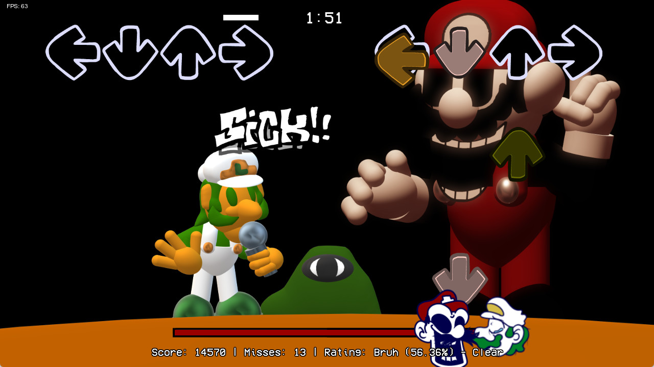VS mario 85... (Paint 3d Edition) Mod for Friday Night Funkin' | FNF Mods