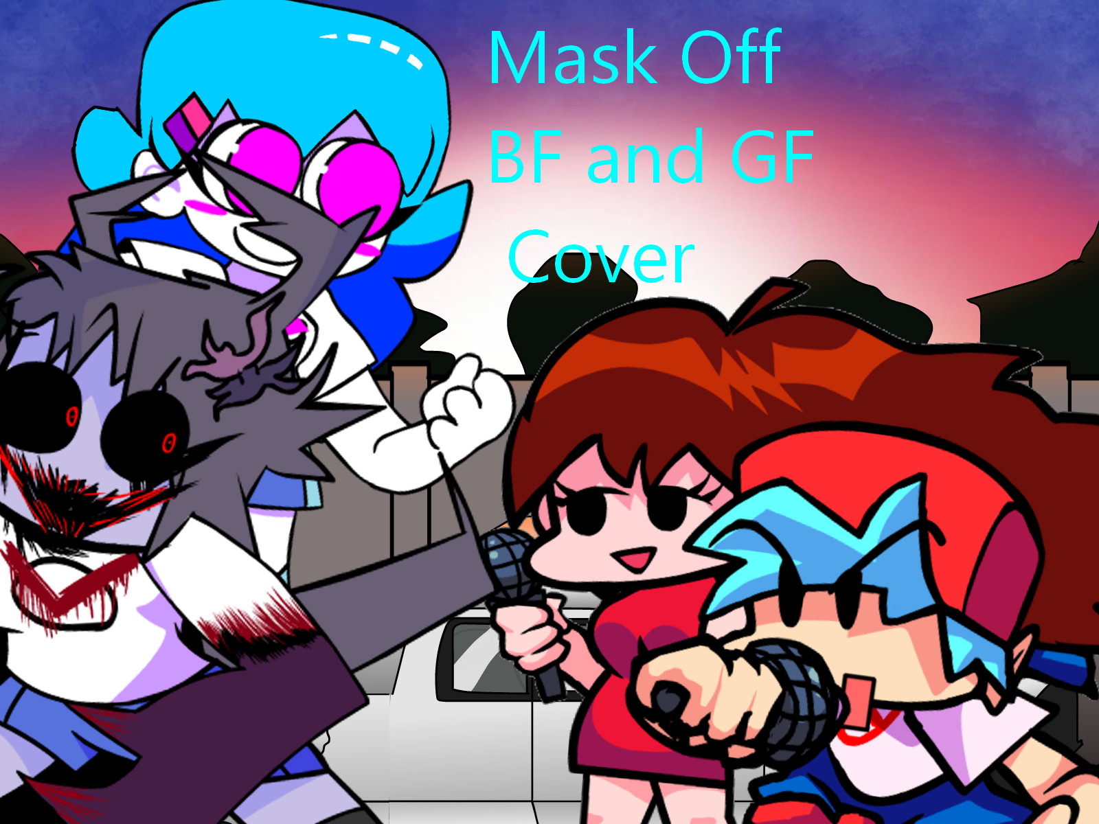 Mask Off But BF And GF Sings it Mod for Friday Night Funkin' | FNF Mods