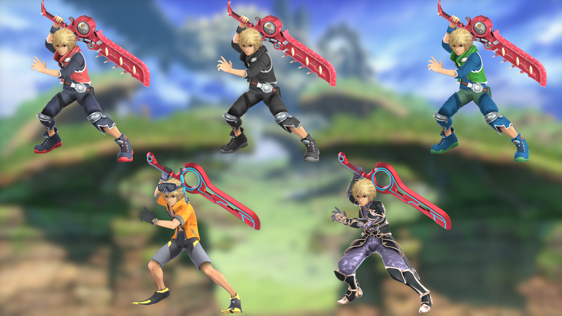 Shulk Costume Pack Mod for Super Smash Bros. Ultimate | SSBU Mods