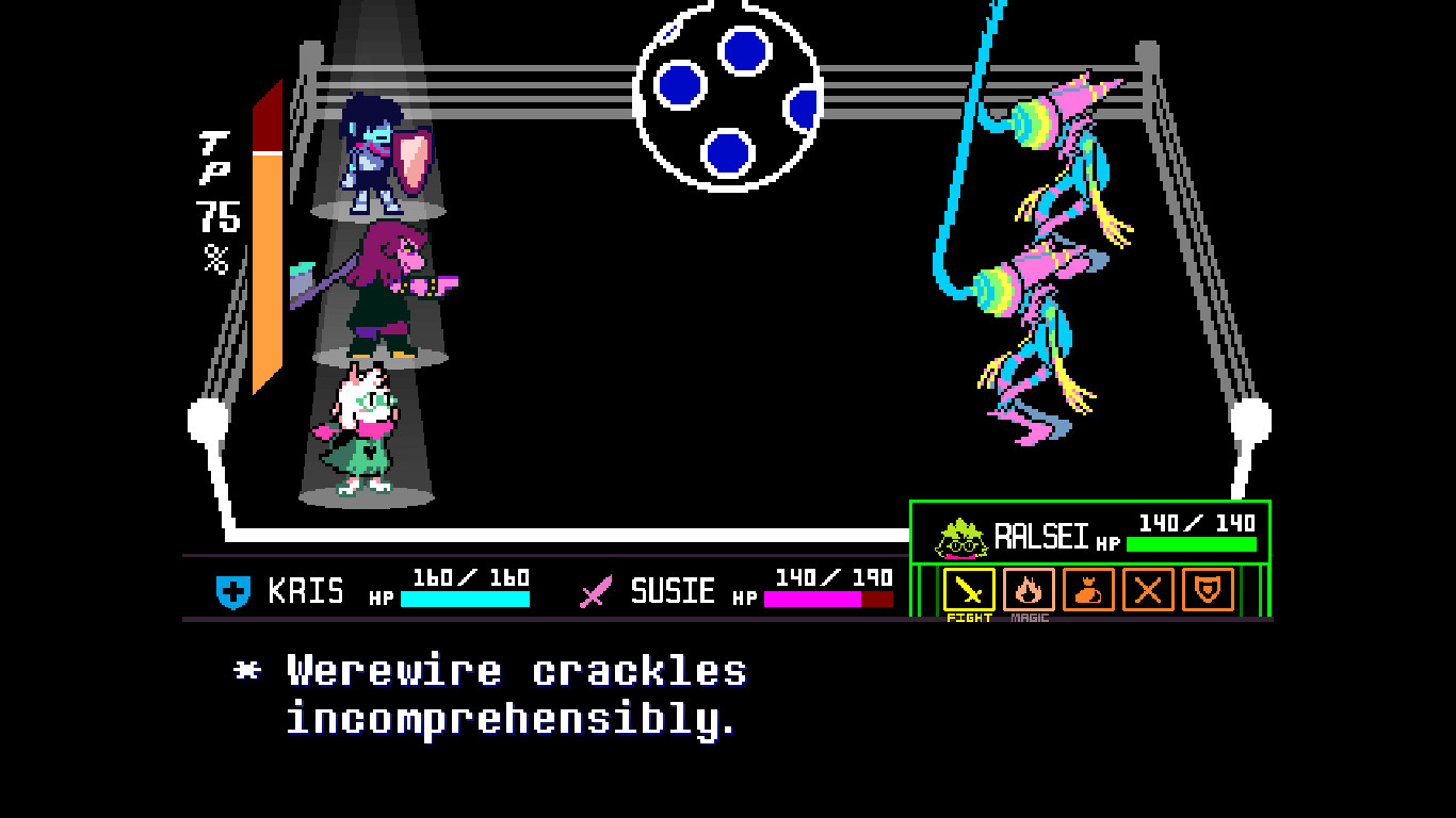 susie battle sprite with visible eyes restored [Deltarune] [Mods]
