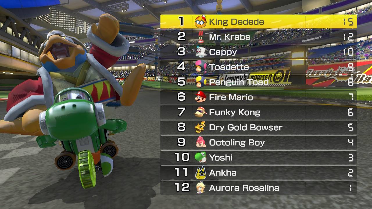 King Dedede (over Morton) UI Mod for Mario Kart 8 Deluxe | MK8D Mods