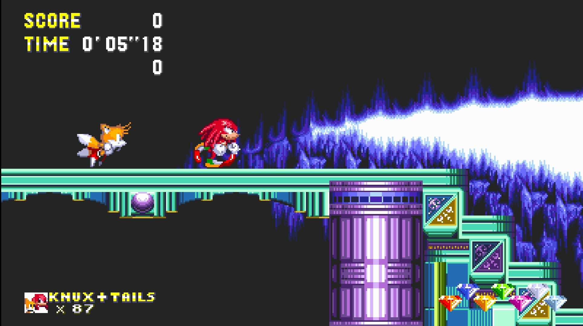 Life HUD Tweaks [DUO LIVES] Mod for Sonic 3 A.I.R. | S3AIR Mods