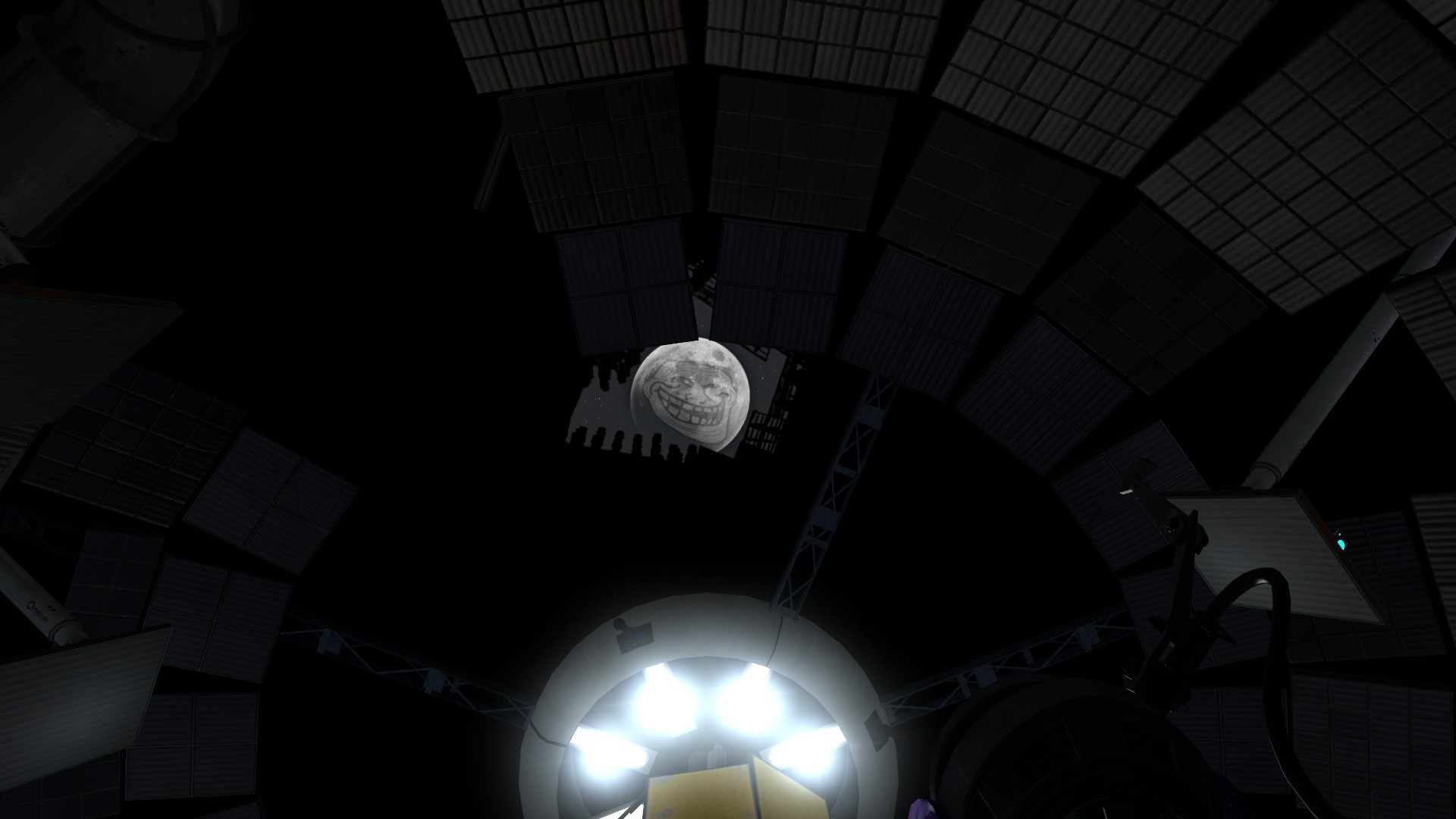 Troll face on moon [Portal 2] [Mods]